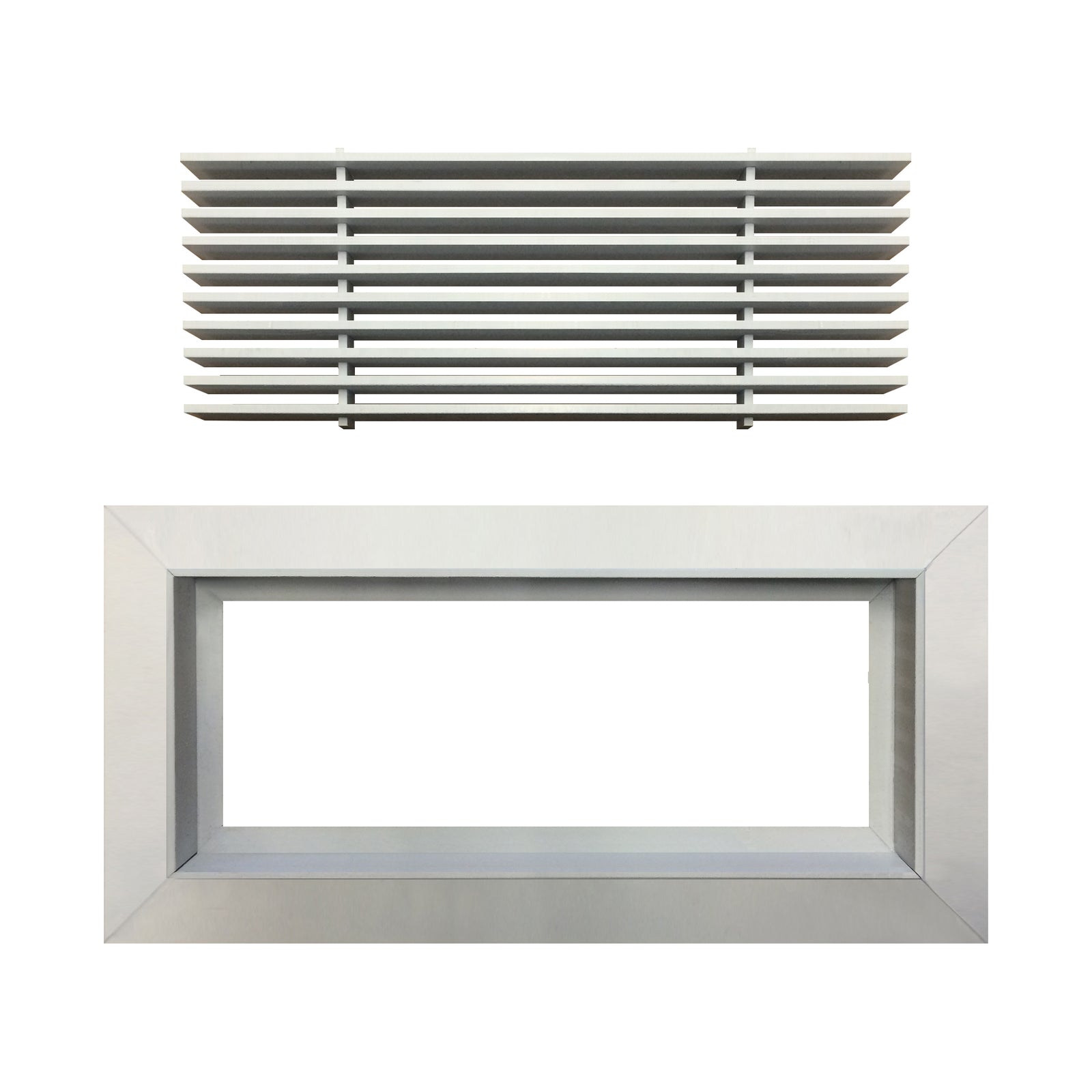 Floor Mounted H-Frame Bar Grille – ARCHITECTURAL GRILLE