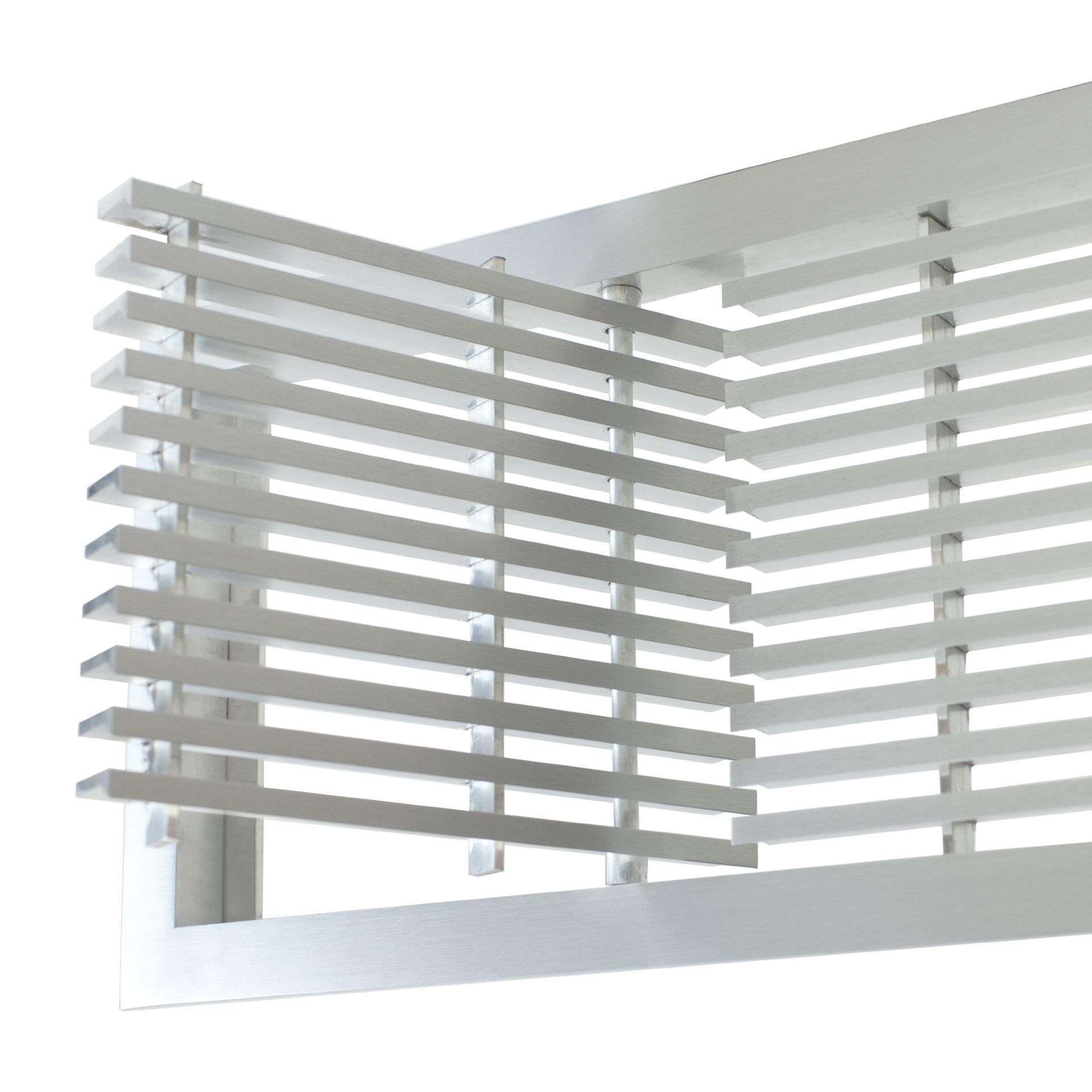 AG20 B Frame Bar Grille with Door – ARCHITECTURAL GRILLE
